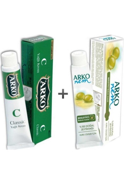 Arko Naturel El ve Vücut Bakım Kremi Seti 20 cc Arko Naturel El ve Vücut Bakım Kremi Seti 20 cc