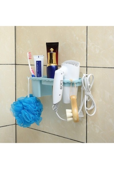 GYG Home Fön Makinesi Askılı Banyo Rafı GYG Home Fön Makinesi Askılı Banyo Rafı