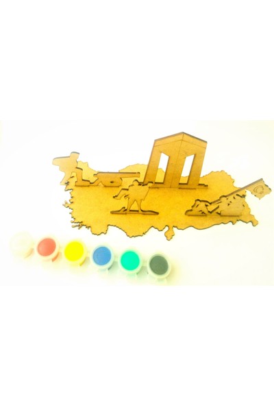 Sharp Art Boyanabilir Ahşap Milli Kahramanlar Çanakkale Seti (Boya Seti Hediyeli) Sharp Art Boyanabilir Ahşap Milli Kahramanlar Çanakkale Seti (Boya Seti Hediyeli)