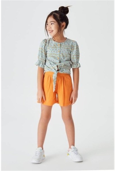 Nk Kids NM52510 Kız Çocuk Belli Büzgüllü Şort