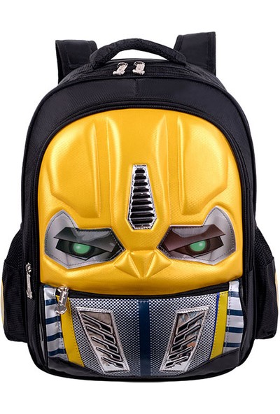 Fangqinghao Desen Baskılı Sırt Çantası - Sarı (Yurt Dışından)