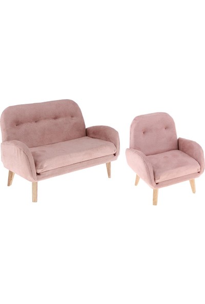 Meetsue 1/6 Kanepe Set Dollhouse Minyatür Bebek Aksesuarı -2pcs (Yurt Dışından) Meetsue 1/6 Kanepe Set Dollhouse Minyatür Bebek Aksesuarı -2pcs (Yurt Dışından)