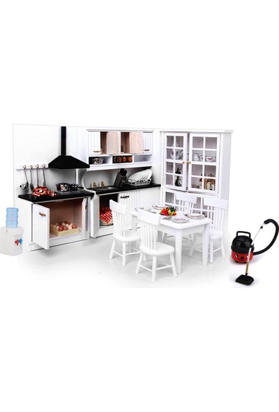 Honeyge Ahşap 1/12 Dollhouse Minyatür Mutfak Yemek Odası Mobilya Kiti Dekoru 8 Pcs Açıklama (Yurt Dışından) Honeyge Ahşap 1/12 Dollhouse Minyatür Mutfak Yemek Odası Mobilya Kiti Dekoru 8 Pcs Açıklama (Yurt Dışından)