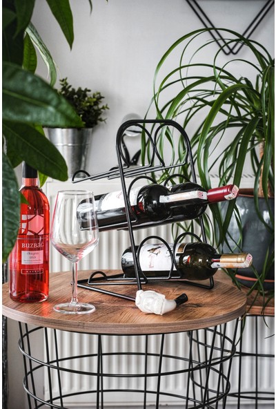 Uyan Ev Ürünleri Dekoratif Metal 6 Bölmeli Tel Şaraplık ve Çok Amaçlı Sunumluk Uyan Ev Ürünleri Dekoratif Metal 6 Bölmeli Tel Şaraplık ve Çok Amaçlı Sunumluk