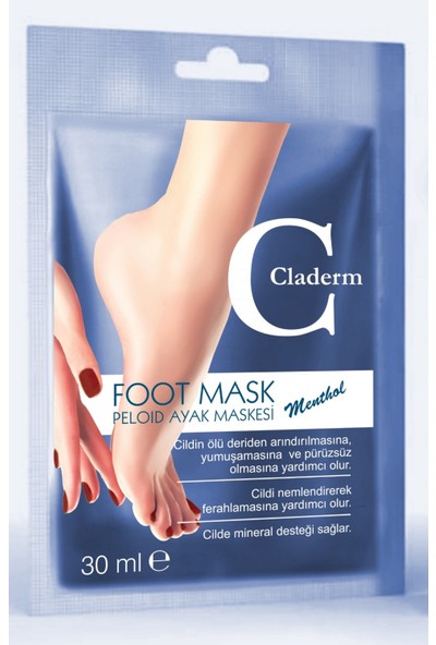 Claderm Peloıd Ayak Maskesi 30ML.