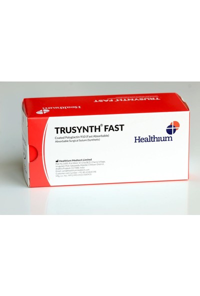 Trusynth Fast Emilebilir Cerrahi İplik 4-0 (1.5 Metric) 75 cm 1 Paket Trusynth Fast Emilebilir Cerrahi İplik 4-0 (1.5 Metric) 75 cm 1 Paket