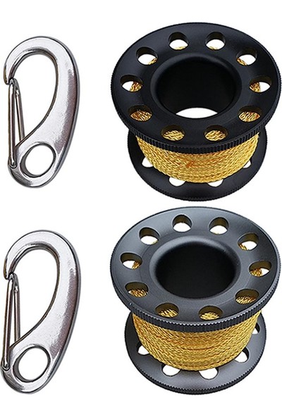 2 Paket Tüplü Parmak Makarası Şnorkelli Dalış Parmak Makarası Klipsli, Dayanıklı ve 2 Paket Tüplü Parmak Makarası Şnorkelli Dalış Parmak Makarası Klipsli, Dayanıklı ve