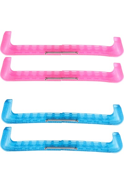 2 Çift Buz Pateni Bıçağı Koruyucu Kapak Koruyucular 2 Çift Buz Pateni Bıçağı Koruyucu Kapak Koruyucular