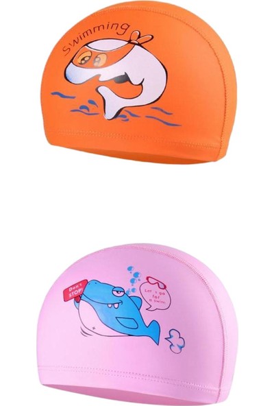 Yüzmek Çocuk Banyo Yüzme Kız Çocuk Hayvan Baskı Turuncu Yüzmek Çocuk Banyo Yüzme Kız Çocuk Hayvan Baskı Turuncu