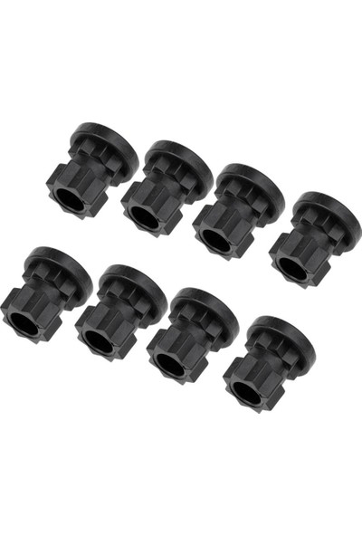 Paket 8 Dayanıklı Siyah Naylon Kano Tekne Kano Ram Post Taban Ray Montajı