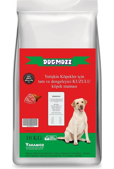 Dogmozz Classic Kuzulu Köpek Maması 10 kg Dogmozz Classic Kuzulu Köpek Maması 10 kg