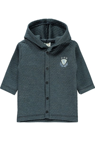 Civil Baby Erkek Bebek Kapüşonlu Hırka 3-18 Ay Lacivert Civil Baby Erkek Bebek Kapüşonlu Hırka 3-18 Ay Lacivert