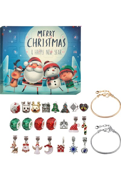 Eternal 1 Set Sürpriz Kör Kutu Ayarlanabilir Dekoratif 24 Gün Geri Sayım Takvimleri