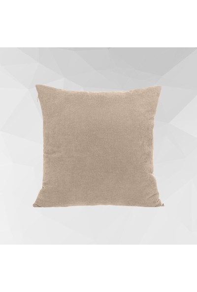 Barcelona Kırlent Kılıfı Açık Kakao