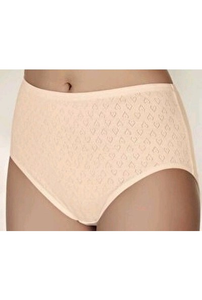 Hülya Butik Pamuk 2 Adet Toparlayıcı Kalpli Yüksek Bel Bayan Kilot