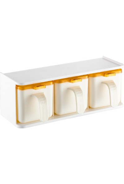 Musendigital Büyük Kapasiteli Baharat Rafı - Beyaz (Yurt Dışından)