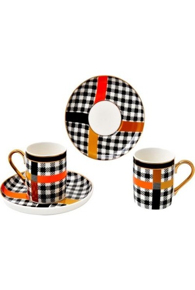 Lucky Art Timber Bone 6'lı Kahve Fincan Seti Lucky Art Timber Bone 6'lı Kahve Fincan Seti