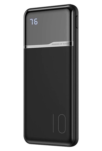 Vendas LED Digital Display 10.000MAH Çift USB Girişli Kuulaa Powerbank Taşınabilir Şarj Aleti Vendas LED Digital Display 10.000MAH Çift USB Girişli Kuulaa Powerbank Taşınabilir Şarj Aleti