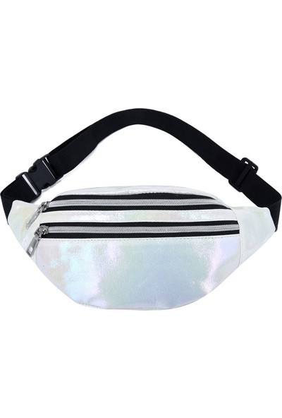 Hainan Shenda Çift Fermuarlı Bel Çantası - Beyaz (Yurt Dışından) Hainan Shenda Çift Fermuarlı Bel Çantası - Beyaz (Yurt Dışından)