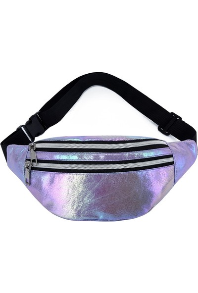 Hainan Shenda Çift Fermuarlı Bel Çantası - Mor (Yurt Dışından) Hainan Shenda Çift Fermuarlı Bel Çantası - Mor (Yurt Dışından)