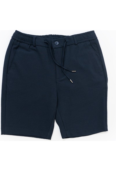Mabross Erkek Lacivert Jogger Fit Şort