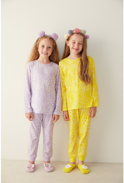 Penti Çok Renkli Leopard 2li Pijama Takımı