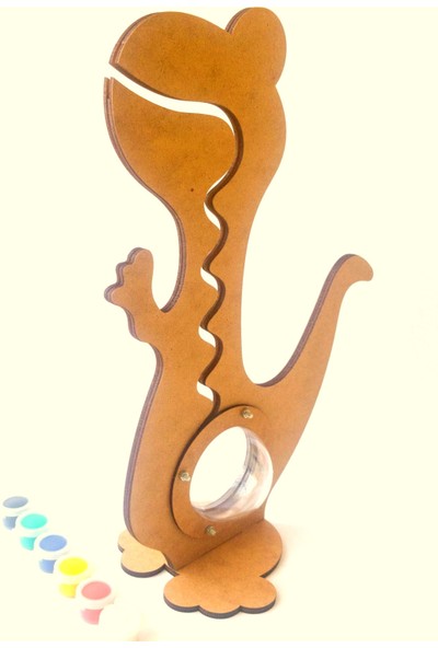 Sharp Art Boyanabilir Ahşap Dinazor Kumbara ( Boya Seti ) Sharp Art Boyanabilir Ahşap Dinazor Kumbara ( Boya Seti )