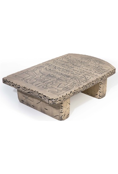 Beka Living Ramses Otantik Ahşap Orta Sehpa Bej