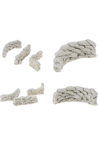8pcs 1/35 Torba Duvar Reçine Minyatür Model Asker Senaryo Tablo Aksesuarları 8pcs 1/35 Torba Duvar Reçine Minyatür Model Asker Senaryo Tablo Aksesuarları