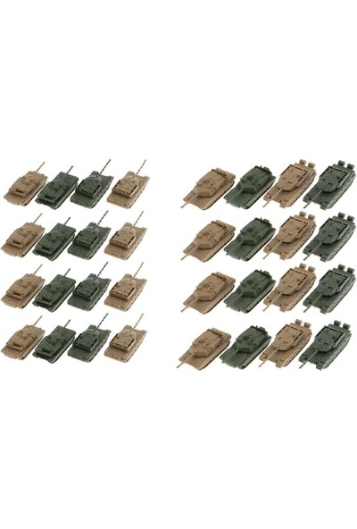 32 Parça 4d Modern Tank Model 1: 144 Renkli Ağır Tank Kum Masa Modeli Hobi 16 Pc 32 Parça 4d Modern Tank Model 1: 144 Renkli Ağır Tank Kum Masa Modeli Hobi 16 Pc