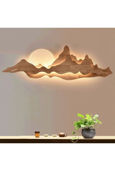 Ahşap Tasarım LED Aydınlatma 12