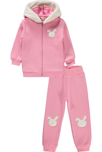 Civil Girls Kız Çocuk Eşofman Takımı 2-5 Yaş Şeker Pembesi