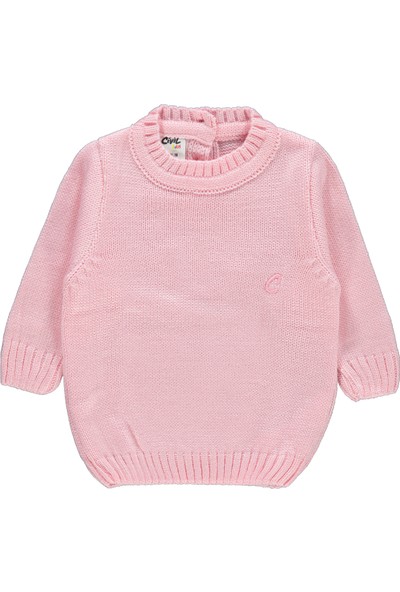 Civil Baby Kız Bebek Triko Kazak 6-18 Ay Pembe Civil Baby Kız Bebek Triko Kazak 6-18 Ay Pembe