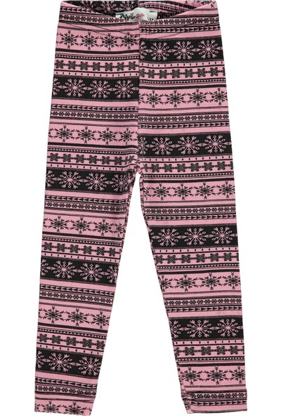 Civil Girls Kız Çocuk Tayt 2-5 Yaş Pudra