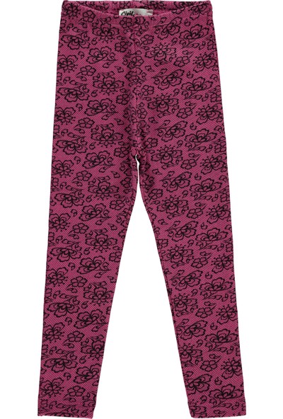 Civil Girls Kız Çocuk Tayt 6-9 Yaş Gül Kurusu