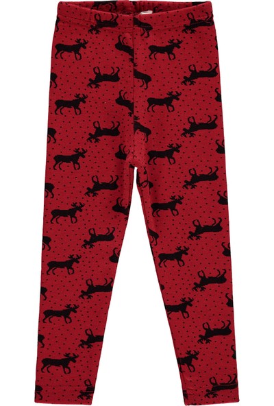 Civil Girls Kız Çocuk Tayt 2-5 Yaş Kırmızı