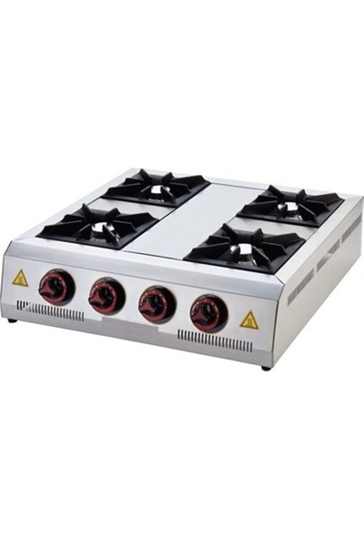 Işıkgaz Silverinox Endüstriyel Doğalgazlı Set Üstü Mini 4 Gözlü Ocak Işıkgaz Silverinox Endüstriyel Doğalgazlı Set Üstü Mini 4 Gözlü Ocak
