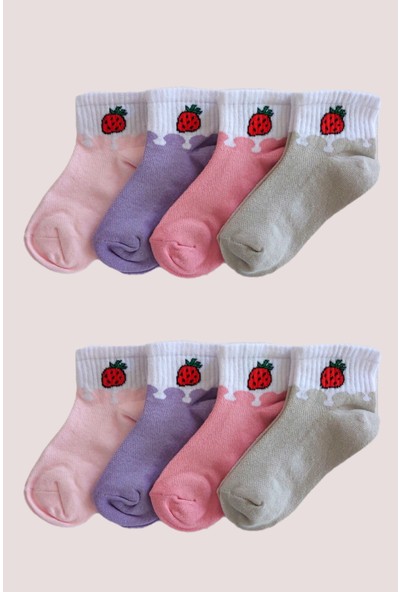 Ollero Çocuk Soket Çorap 8 Çift Pamuklu