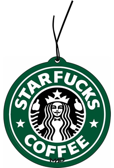 Mad Accessories Starfucks Tasarımlı Dekoratif Oto Araç Kokusu Mad Accessories Starfucks Tasarımlı Dekoratif Oto Araç Kokusu