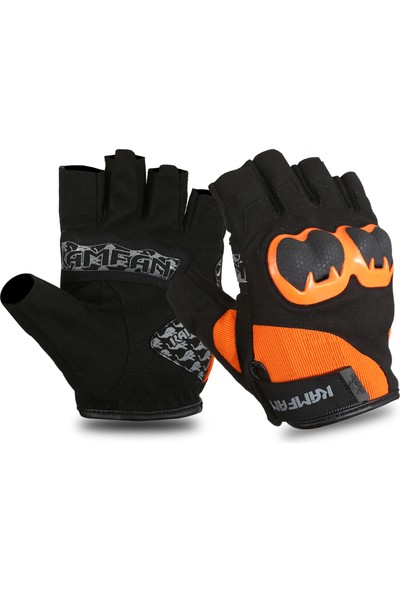 Kamfan Hfg-07 Yarım Parmak Motosiklet Eldivenleri