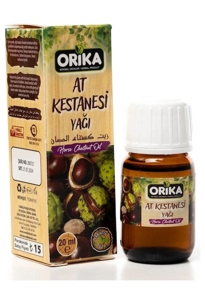 Orika At Kestanesi Yağı 20 ml Orika At Kestanesi Yağı 20 ml