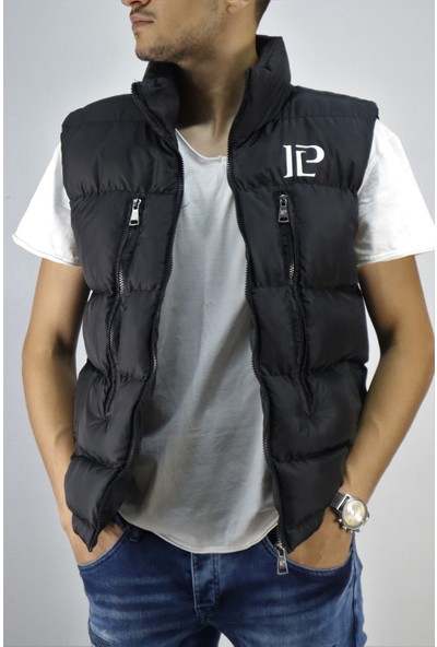 İnpool Erkek Fermuar Detaylı Yelek