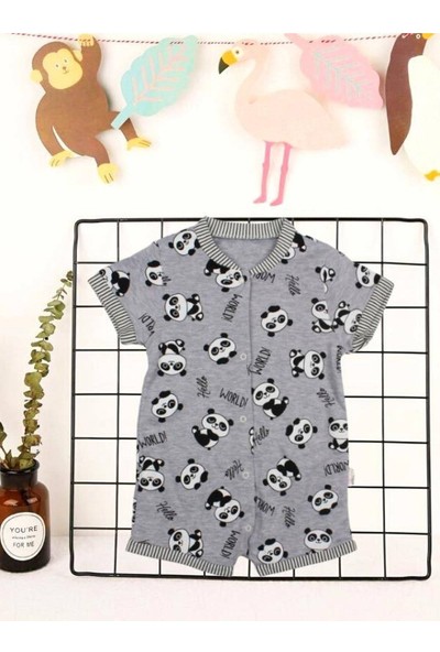 Baby Bonta Babybonta Panda Baskılı Tulum 1-3 Yaş Baby Bonta Babybonta Panda Baskılı Tulum 1-3 Yaş