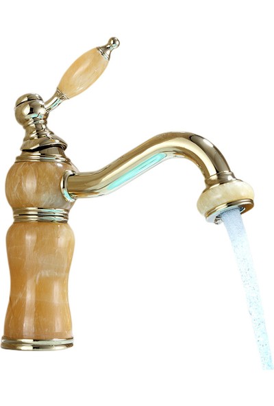 Musen Digital Çok Fonksiyonlu Banyo Musluk Bataryası - Altın (Yurt Dışından)