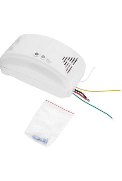 Three Beans Doğal Gaz Alarm Sensörü Gaz Sızıntı Tespit LED Flaş Alarmı Gaz Dedektörü Sensör Doğal Motor Alarm Ses Propan Bütan Lpg 12 V | Kapı Zilleri (Beyaz) (Yurt Dışından) Three Beans Doğal Gaz Alarm Sensörü Gaz Sızıntı Tespit LED Flaş Alarmı Gaz Dedektörü Sensör Doğal Motor Alarm Ses Propan Bütan Lpg 12 V | Kapı Zilleri (Beyaz) (Yurt Dışından)