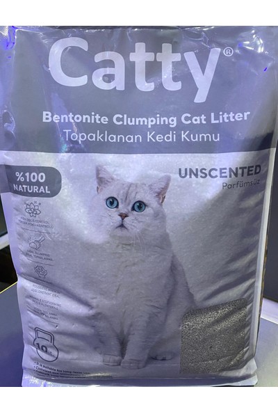 Catty 10 Lt Parfümsüz Ince Taneli Kedi Kumu Catty 10 Lt Parfümsüz Ince Taneli Kedi Kumu