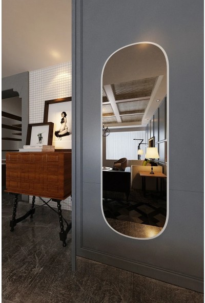 Asmob Beyaz Balon Dekoratif Ayna Asmob Beyaz Balon Dekoratif Ayna