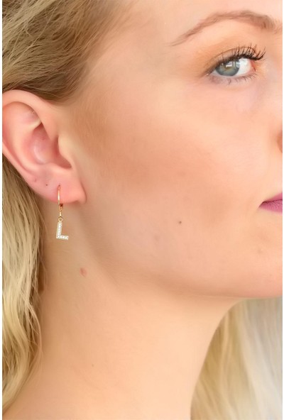 Gucso L Harf Bayan Küpe