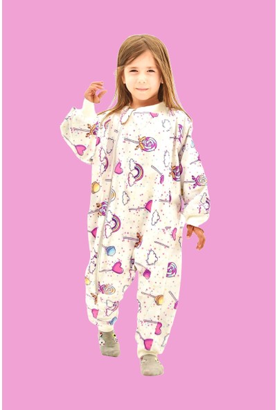 Mini Kiti Kışlık Uzun Kollu Çift Kat Organik Pazen %100 Pamuk Lolipop Çocuk Bebek Uyku Tulumu Mini Kiti Kışlık Uzun Kollu Çift Kat Organik Pazen %100 Pamuk Lolipop Çocuk Bebek Uyku Tulumu