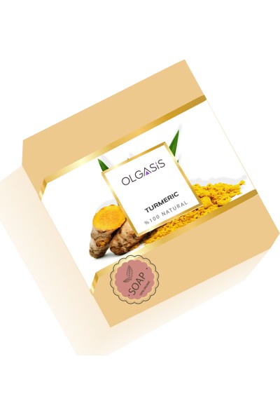 Olgasis %100 Natural Zerdeçal Sabunu 120 gr Turmeric Sabun Kızarıklık Giderici Cilt Rengi Dengeleyici Sabun Olgasis %100 Natural Zerdeçal Sabunu 120 gr Turmeric Sabun Kızarıklık Giderici Cilt Rengi Dengeleyici Sabun